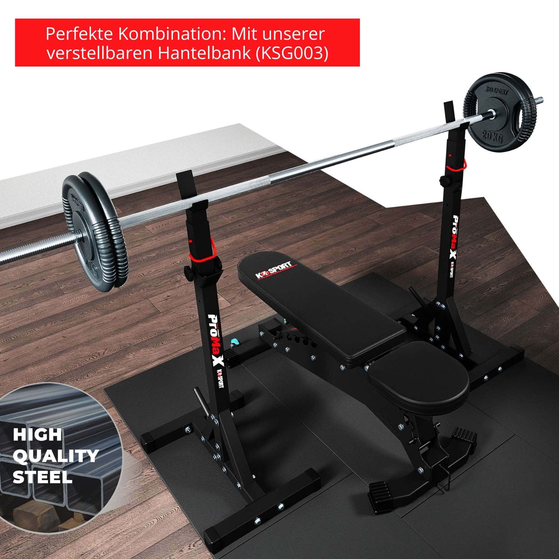 Verstärktes Hantel Rack Mit Hantelscheibenhalter - K-Sport