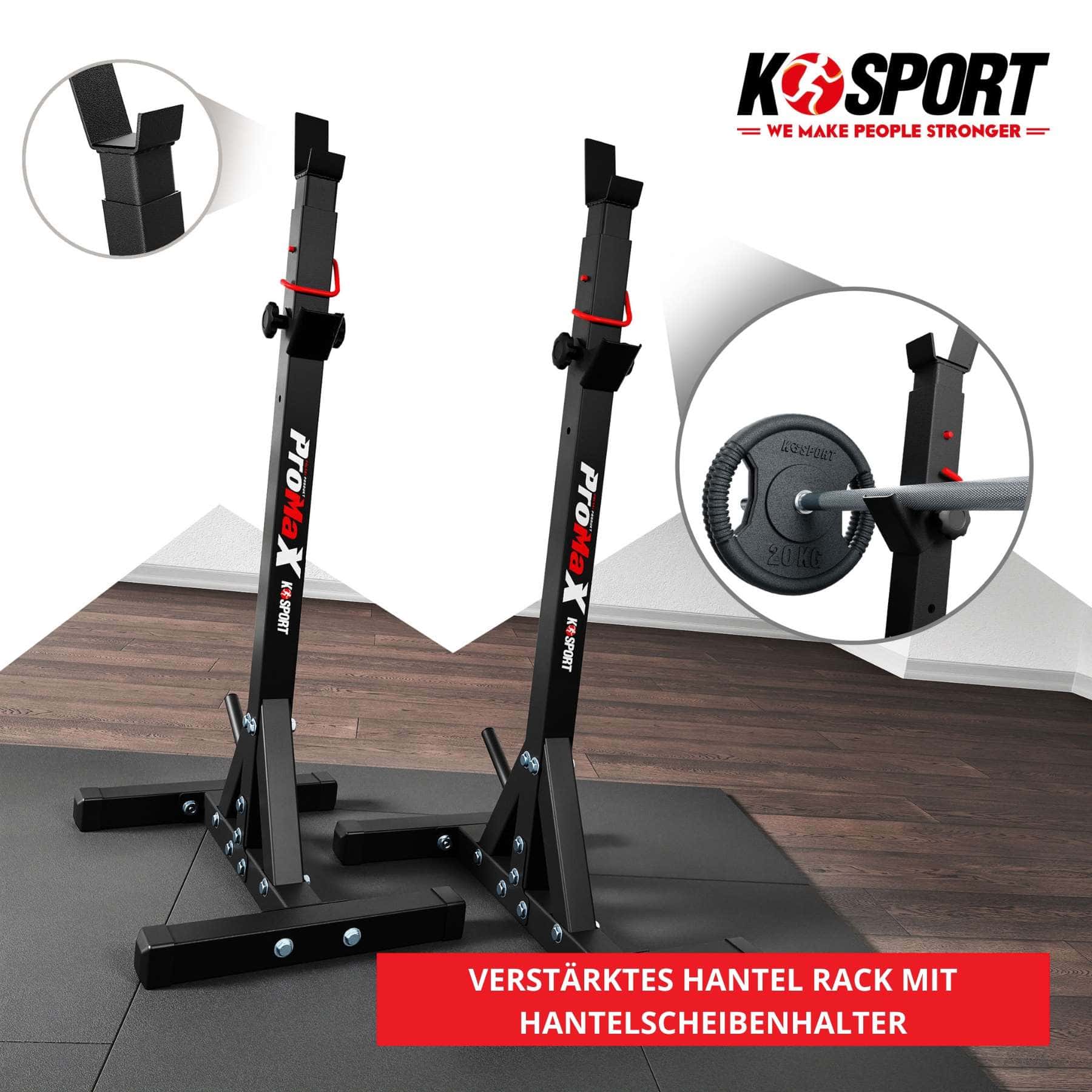 Verstärktes Hantel Rack Mit Hantelscheibenhalter - K-Sport