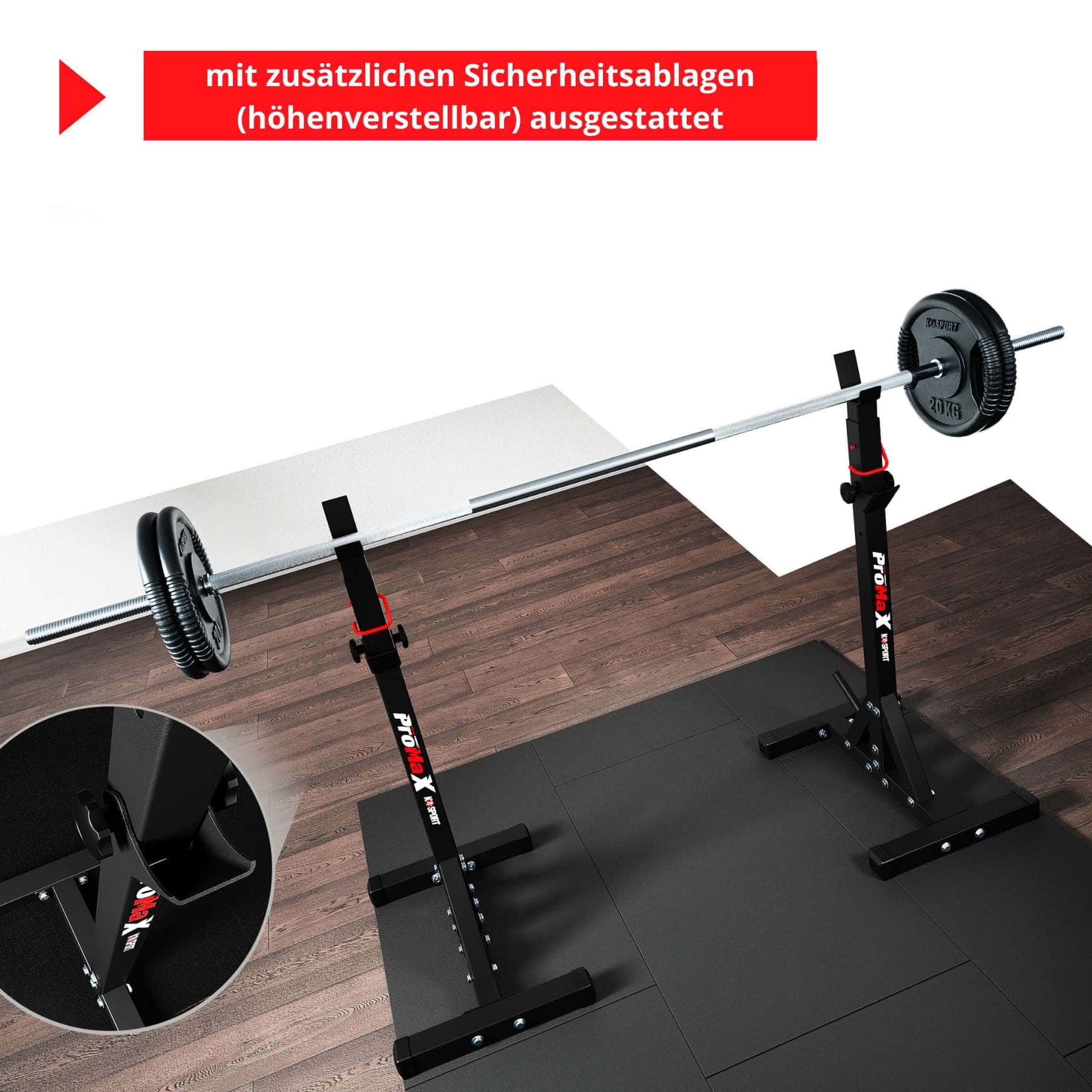 Verstärktes Hantel Rack Mit Hantelscheibenhalter - K-Sport