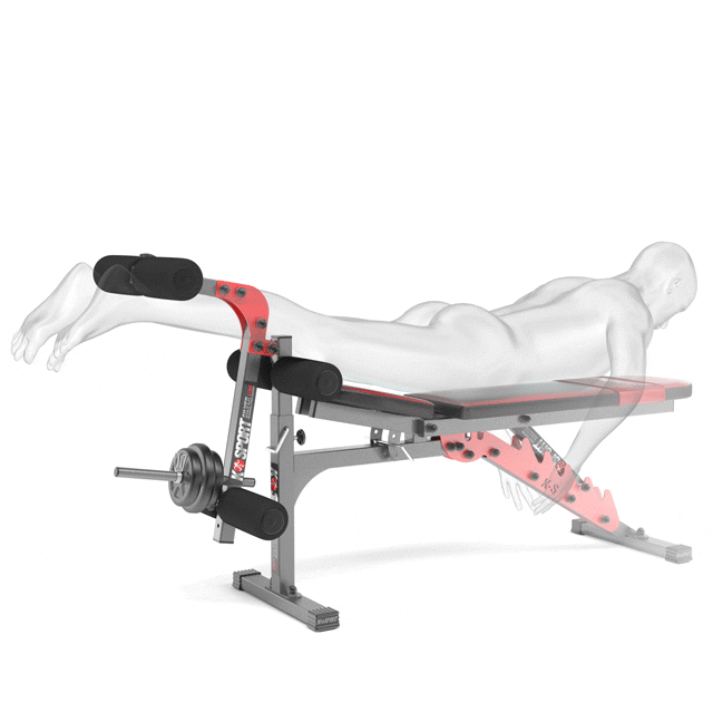 Extensión piernas y curl para banco de entrenamiento | K-Sport