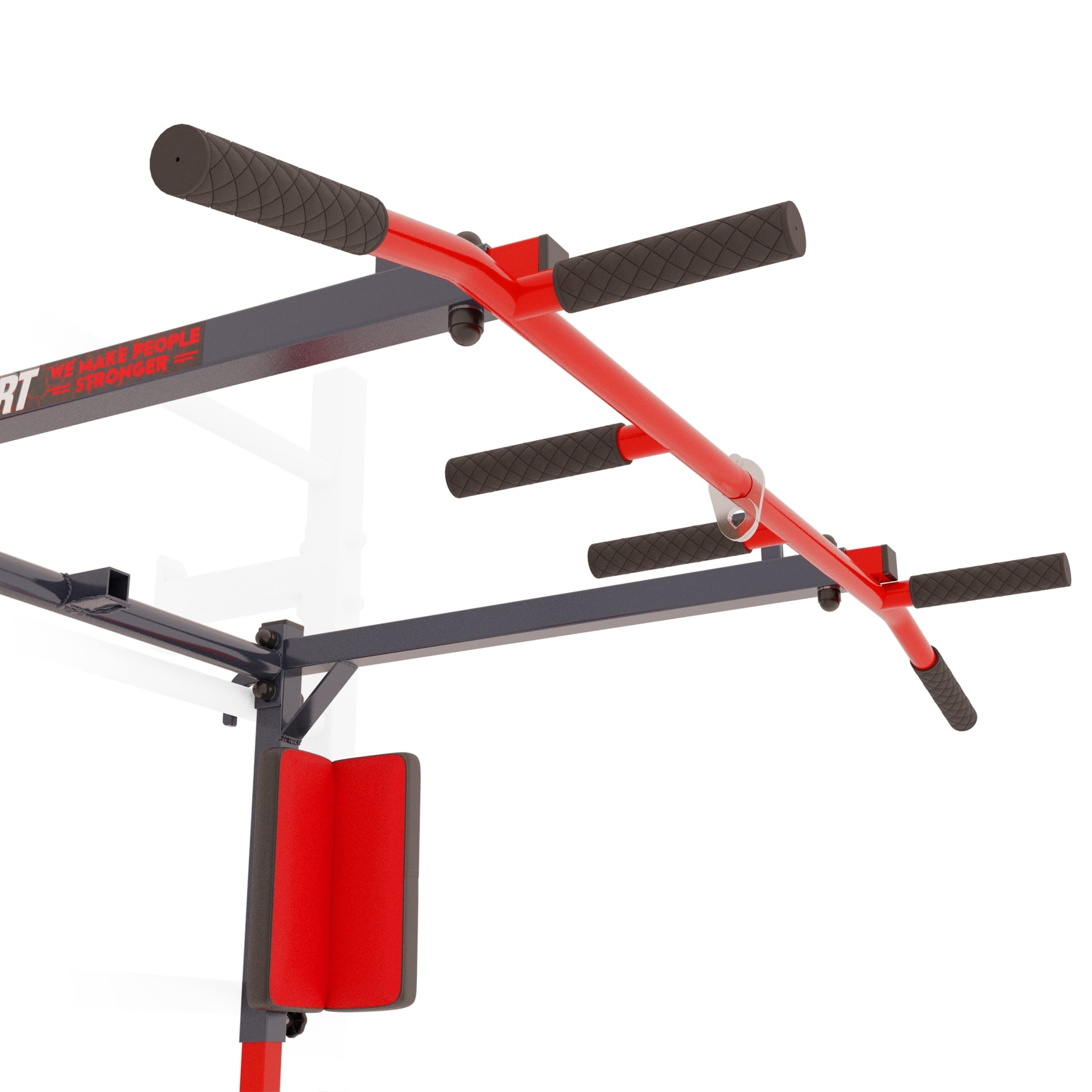 Optrekstang + rekstok voor wandrekken 2in1